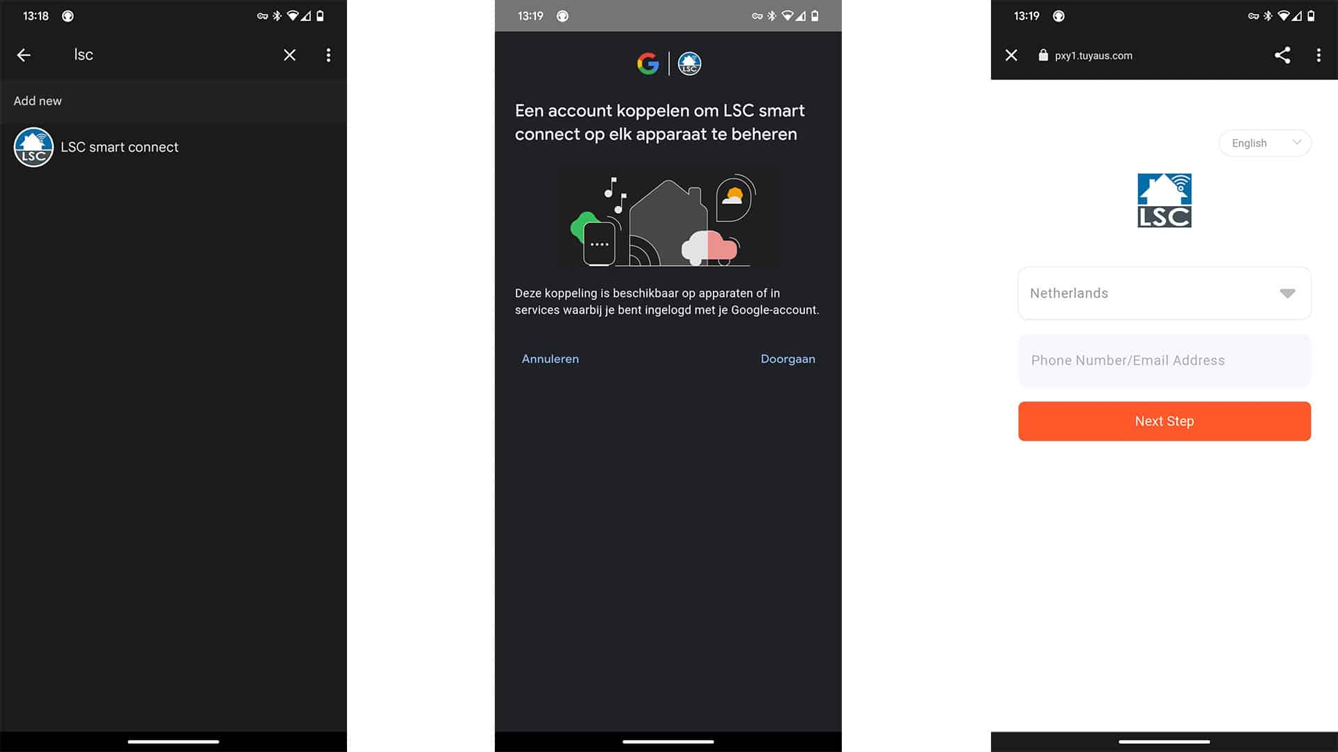 LSC Smart Connect Google Home: de enige methode die werkt
